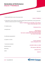 Glasroc F MULTIBOARD | Gyproc Ireland